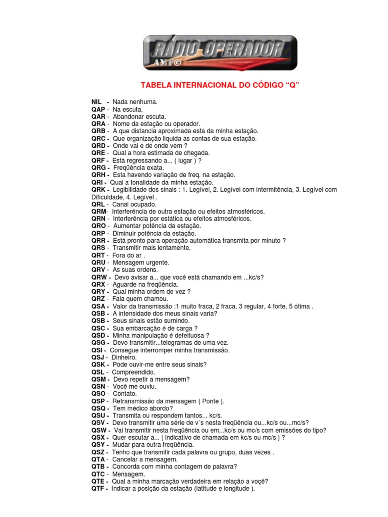 Tabela Codigo Q | PDF | Longitude | Transporte