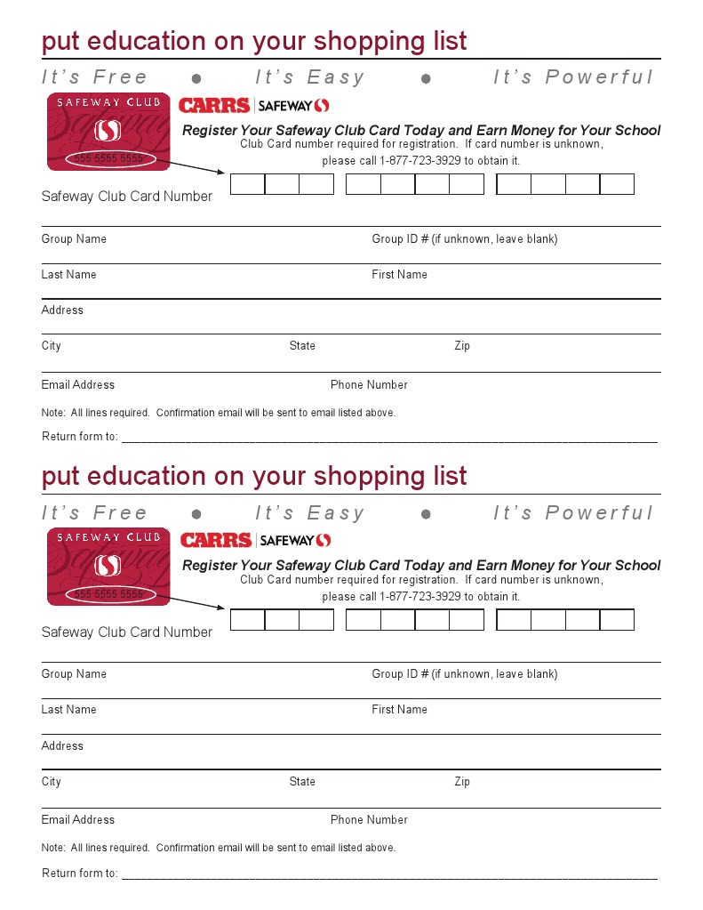 Support Schools with Safeway Card | PDF | Computing And Information ...