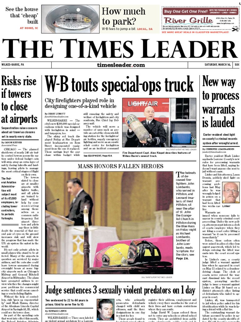 Times Leader 03-16-2013