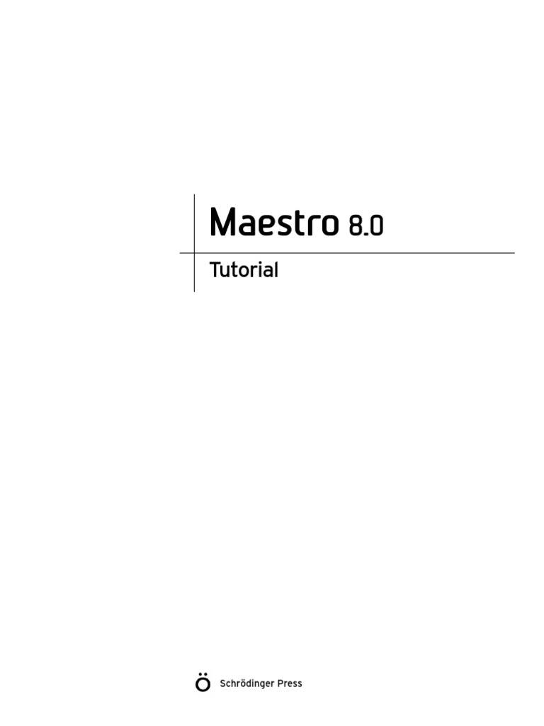 Maestro: Tutorial | PDF | Command Line Interface | Graphical User ...