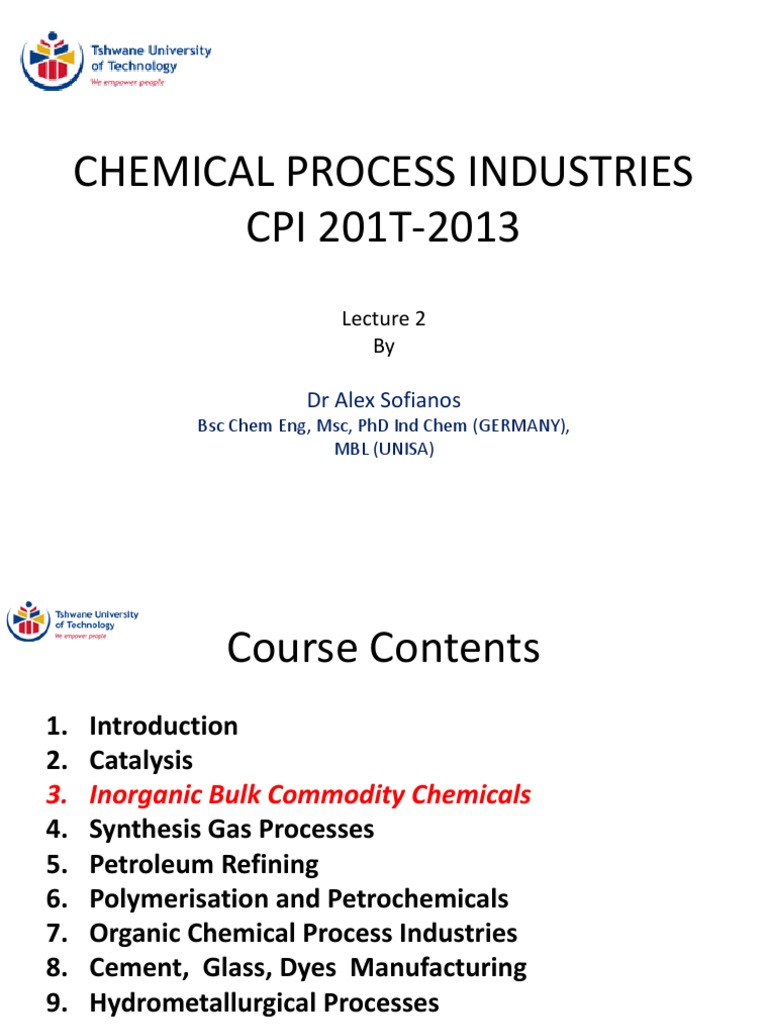 Chemical Processes | PDF | Chemical Reactor | Adsorption