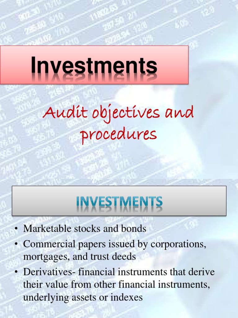 Audit Procedures for Verifying Existence, Rights and Obligations ...