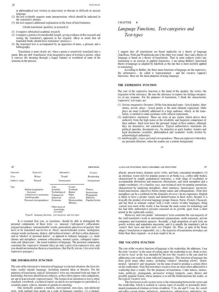 Pages 20-23 From (13 Peter Newmark - Textbook of Translation) | PDF ...