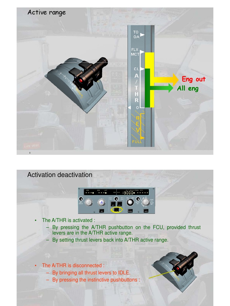 Autothrust Airbus Slides PDF | PDF
