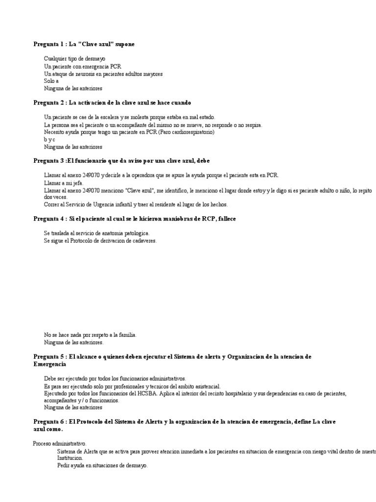Protocolo de Activación de Clave Azul | PDF