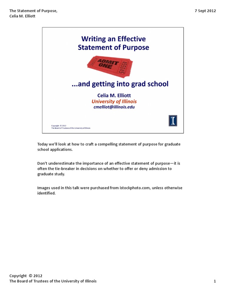 Sop 2 | PDF | Graduate School | University Of Illinois At Urbana–Champaign