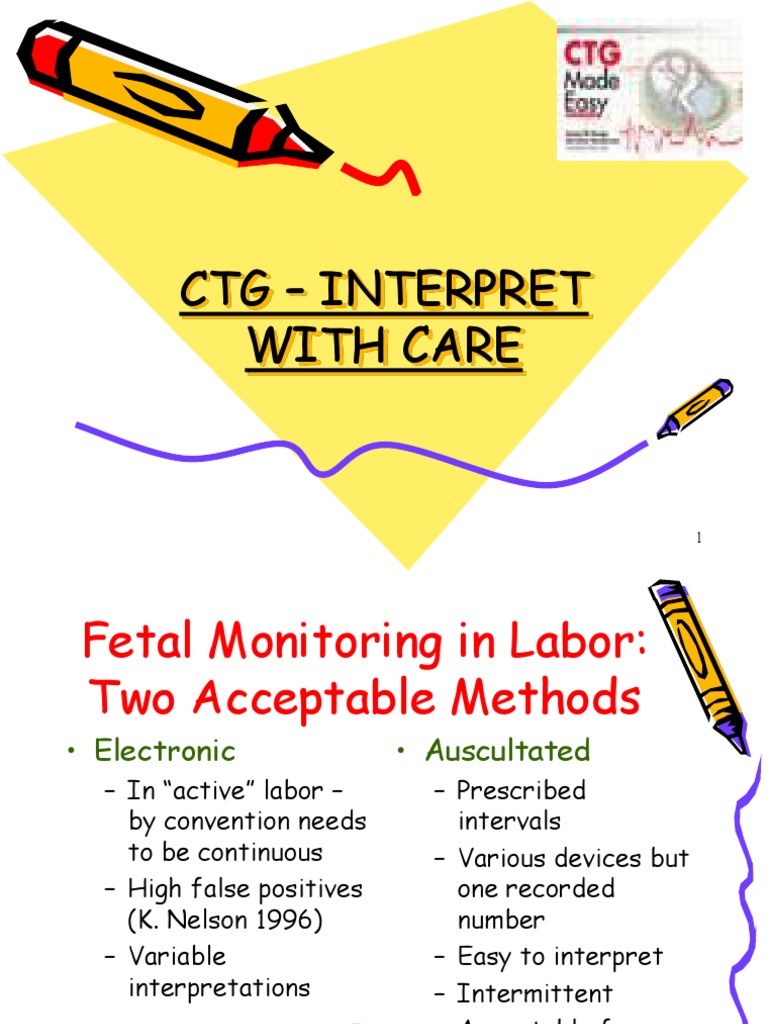 CTG | PDF | Heart Rate | Childbirth