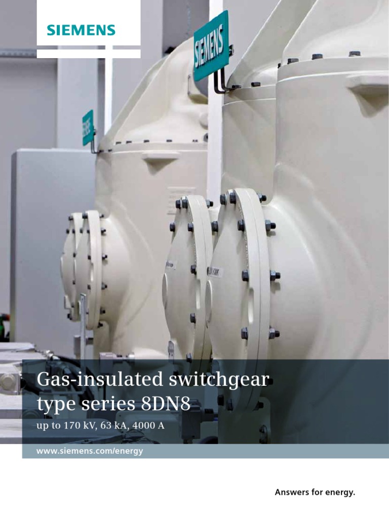 GIS Type Series 8DN8 | PDF | Transformer | Switch
