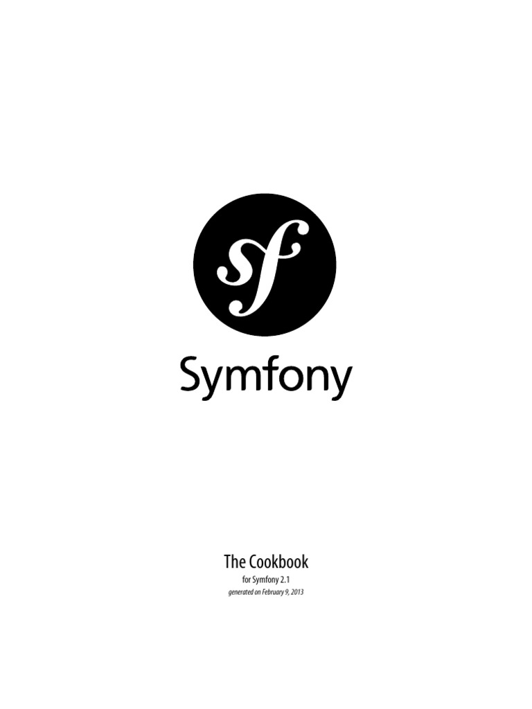 Symfony Cookbook 2.1 | PDF | Hypertext Transfer Protocol | Library (Computing)