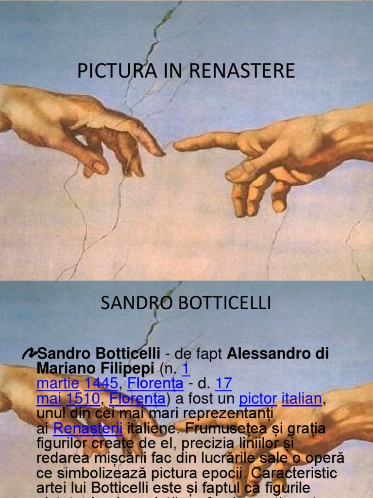 Pictura in Renastere | PDF