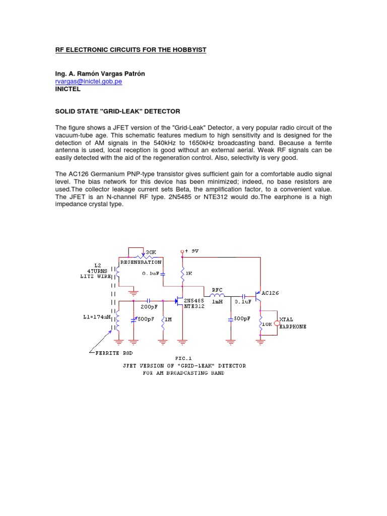 RF Circuits for Hobbyist Radio Projects | PDF | Amplifier | Transistor