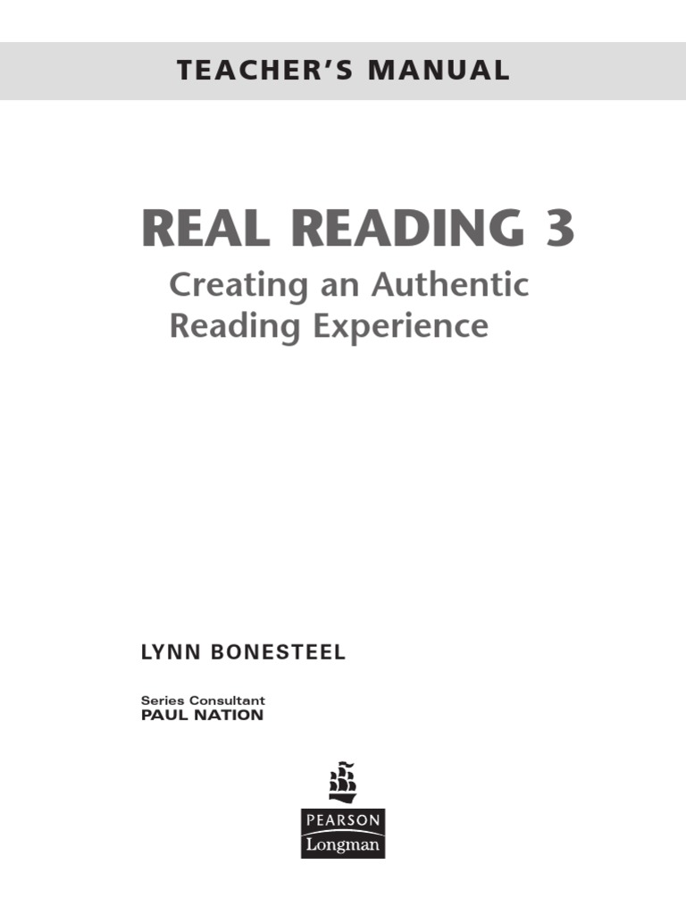 RealReading TM3 | PDF | Reading Comprehension | Vocabulary