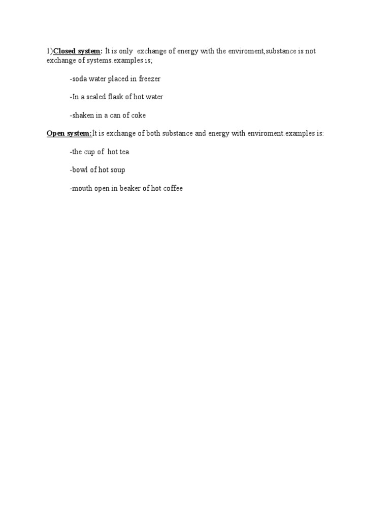 Closed vs Open Systems Explained | PDF