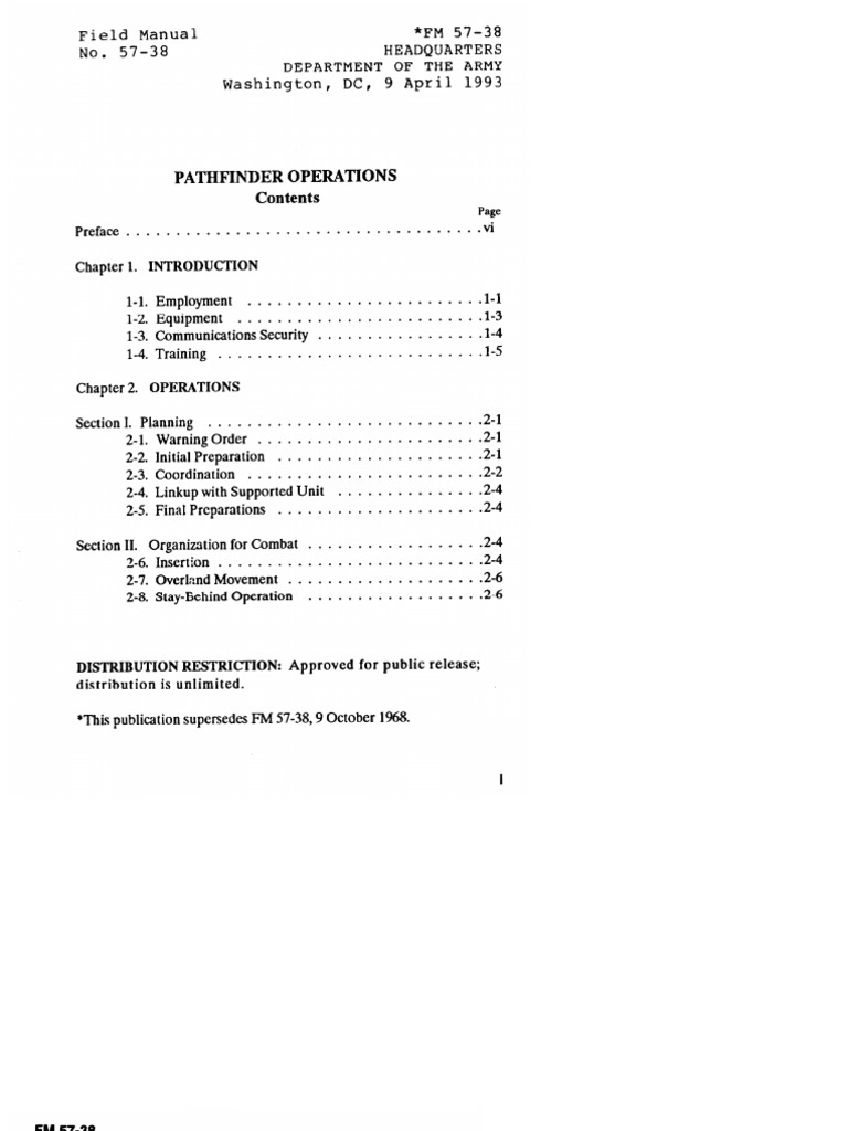 Us Army Pathfinder Operations | PDF