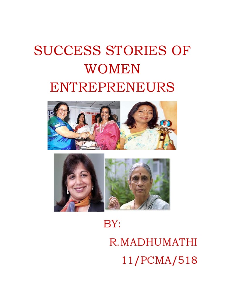 Success Stories of Women Entrepreneurs | PDF | Pharmaceutical | Business