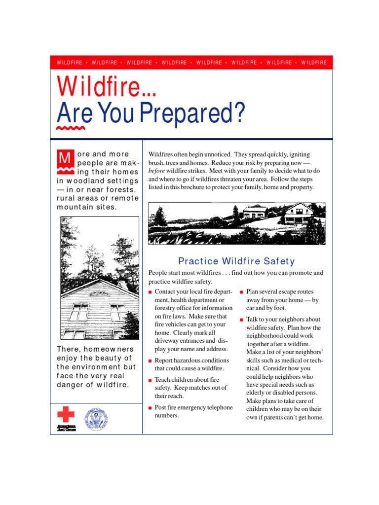 Wildfire Are You Prepared | PDF | Emergency Management | Wildfire