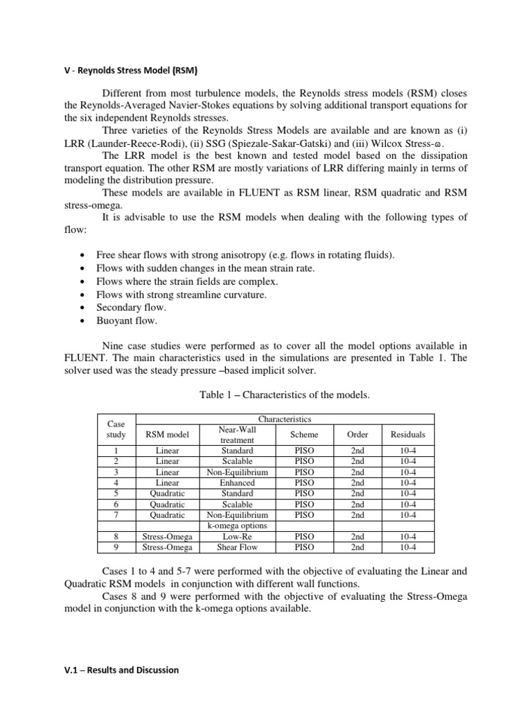 Reynolds Stress Model | PDF | Fluid Dynamics | Reynolds Number