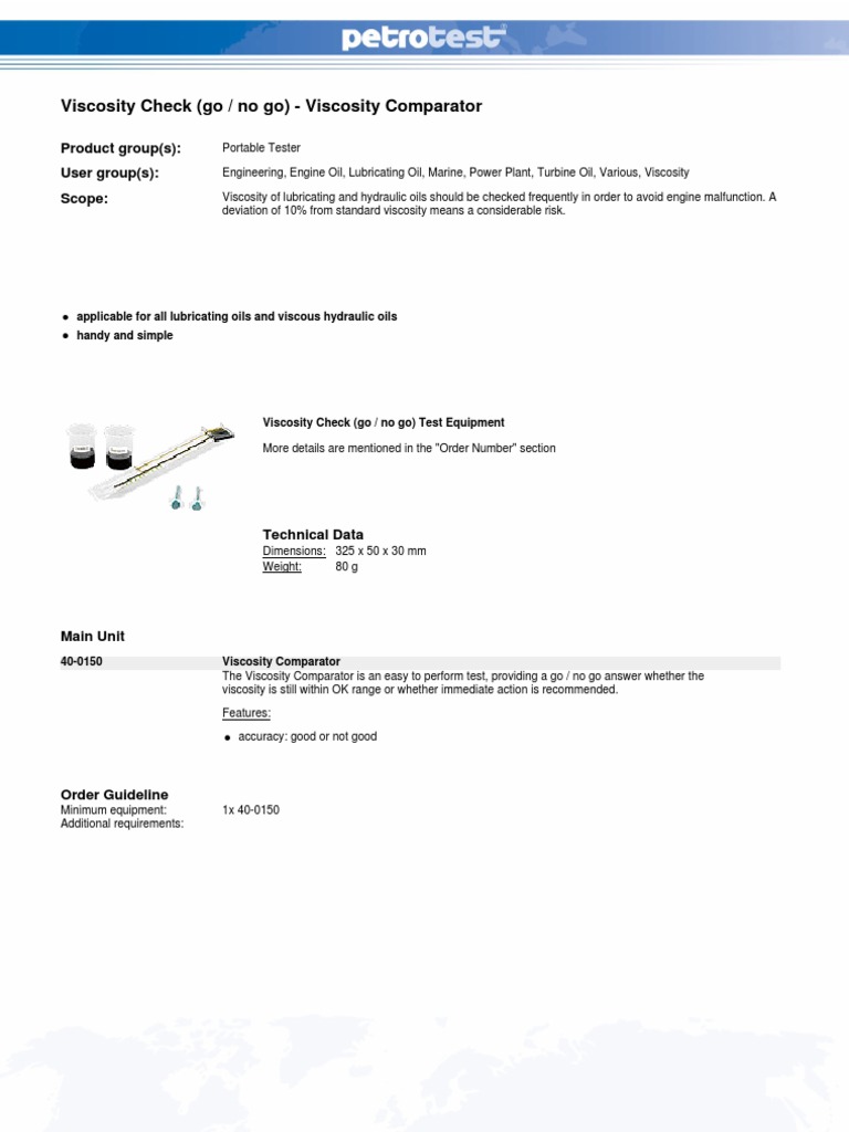 Petrotest Product 40-0150 en | PDF | Technology & Engineering