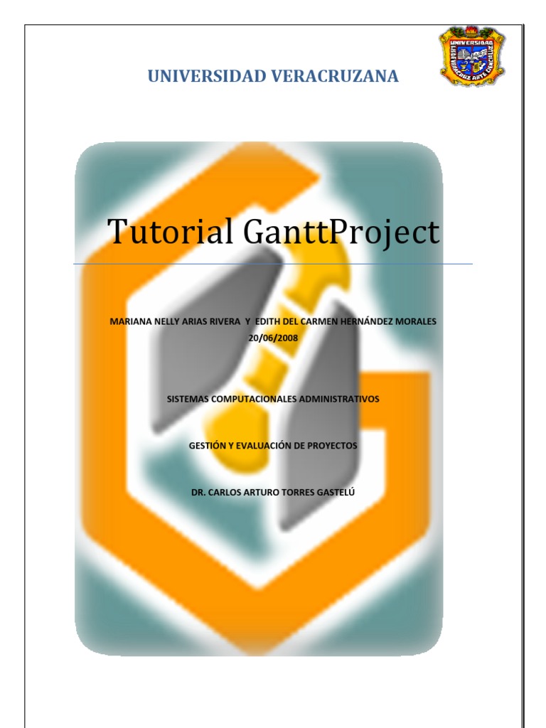 Tutorial Ganttproject | PDF | HTML | Software