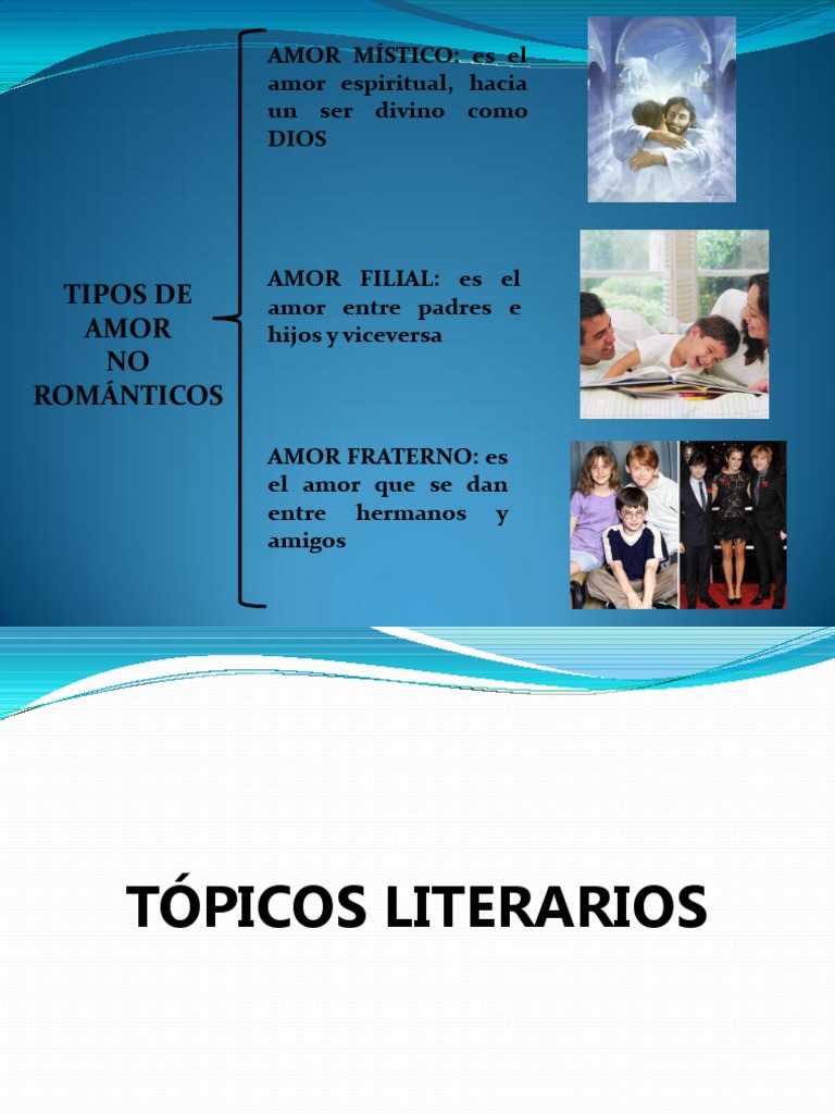 Topicos Literarios y Tipos de Amor | PDF | Amor