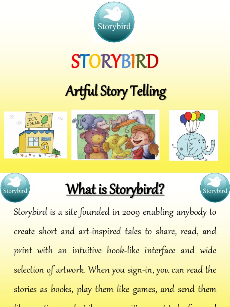 Storybird: Creative Storytelling Tool | PDF | Literacy | Curriculum