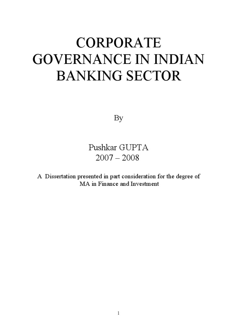 Corporate Governance Bank | PDF | Corporate Governance | Board Of Directors