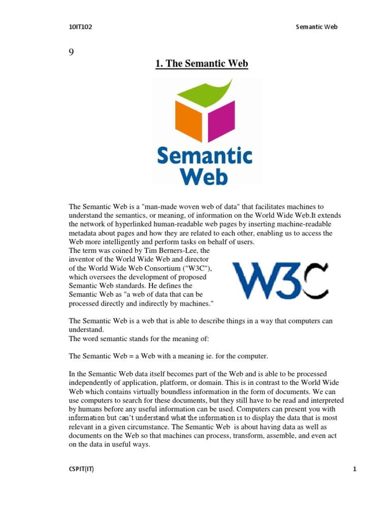 Semantic Web Final | PDF | Semantic Web | Resource Description Framework