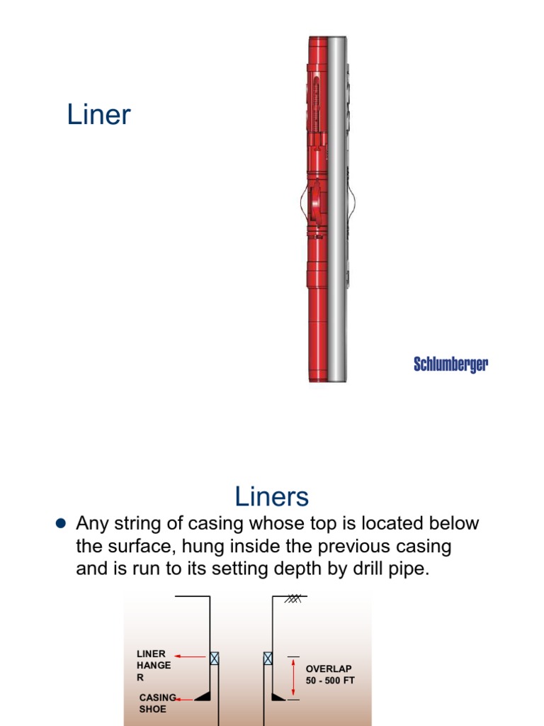 Liner | PDF | Casing (Borehole) | Pump