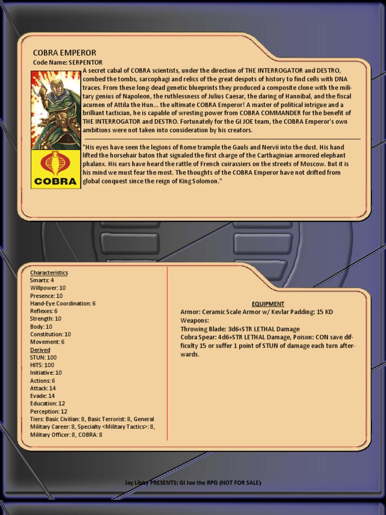 Cobra Files 1 | PDF | Ninja | Military Science