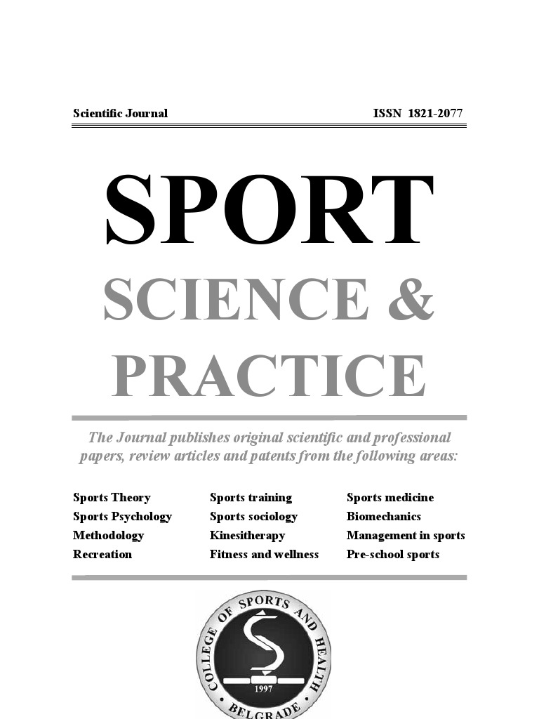 SPORT - Science & Practice - Vol2 No4 | PDF | Muscle | Foot