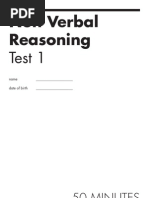 Abstract Reasoning - Practice Test 3 | PDF | Reason | Multiple Choice