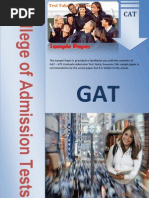 GAT General Sample Test Questions | PDF | Tsunami | Earthquakes