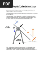 Trebuchet Arm Ratio Guide | PDF | Torque | Velocity