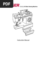 Manual 9410 Singer | PDF | Sewing Machine | Seam (Sewing)