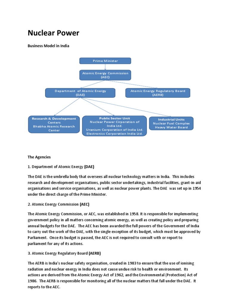 Report of Nuclear Power | PDF | Nuclear Power | United States Atomic ...