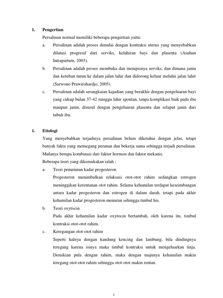 LP Partus Normal | PDF
