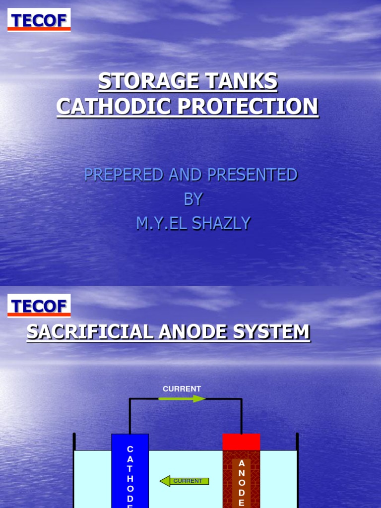 Storage Tanks Cathodic Protection.ppt | Anode | Electrochemistry