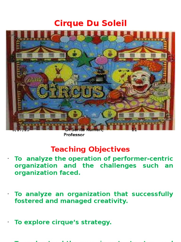 Cirque Du Soleil-Final | PDF | Motivation | Motivational