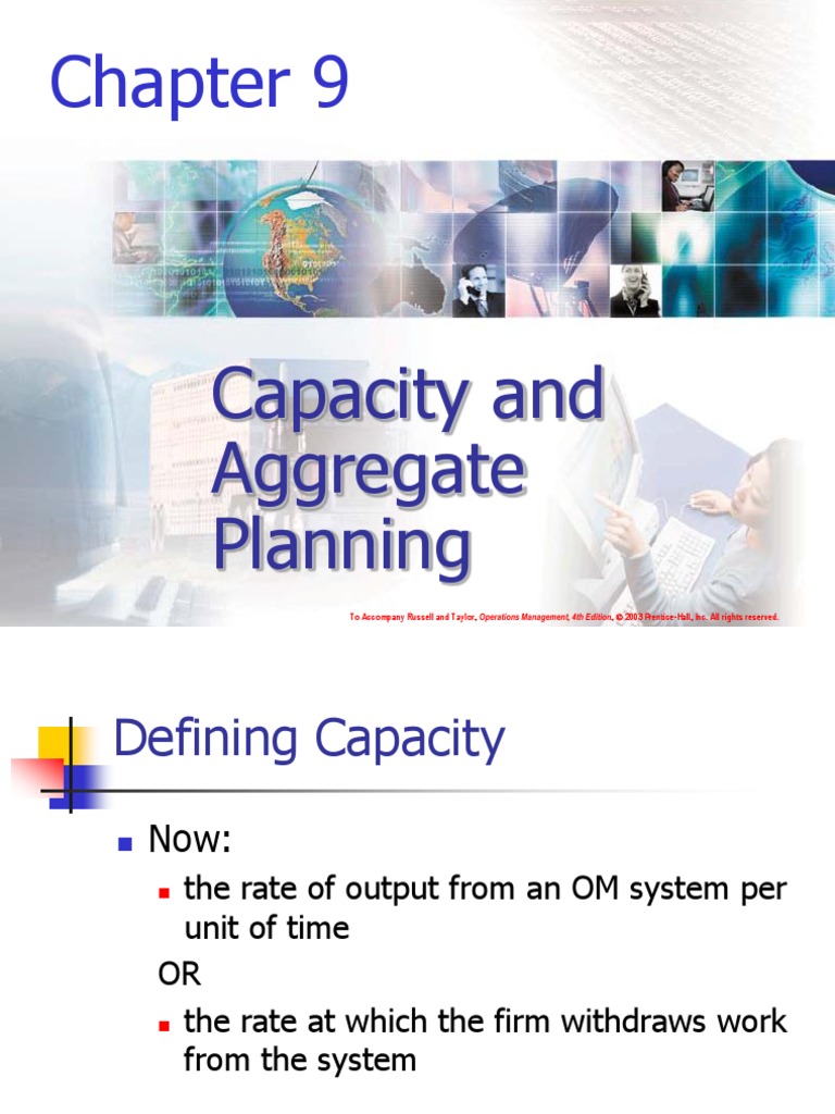 Capacity and Aggregate Planning | PDF | Strategic Management | Employment