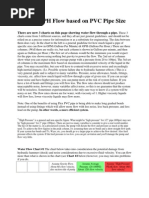 Neb CHW - Pipe Sizing Chart | PDF