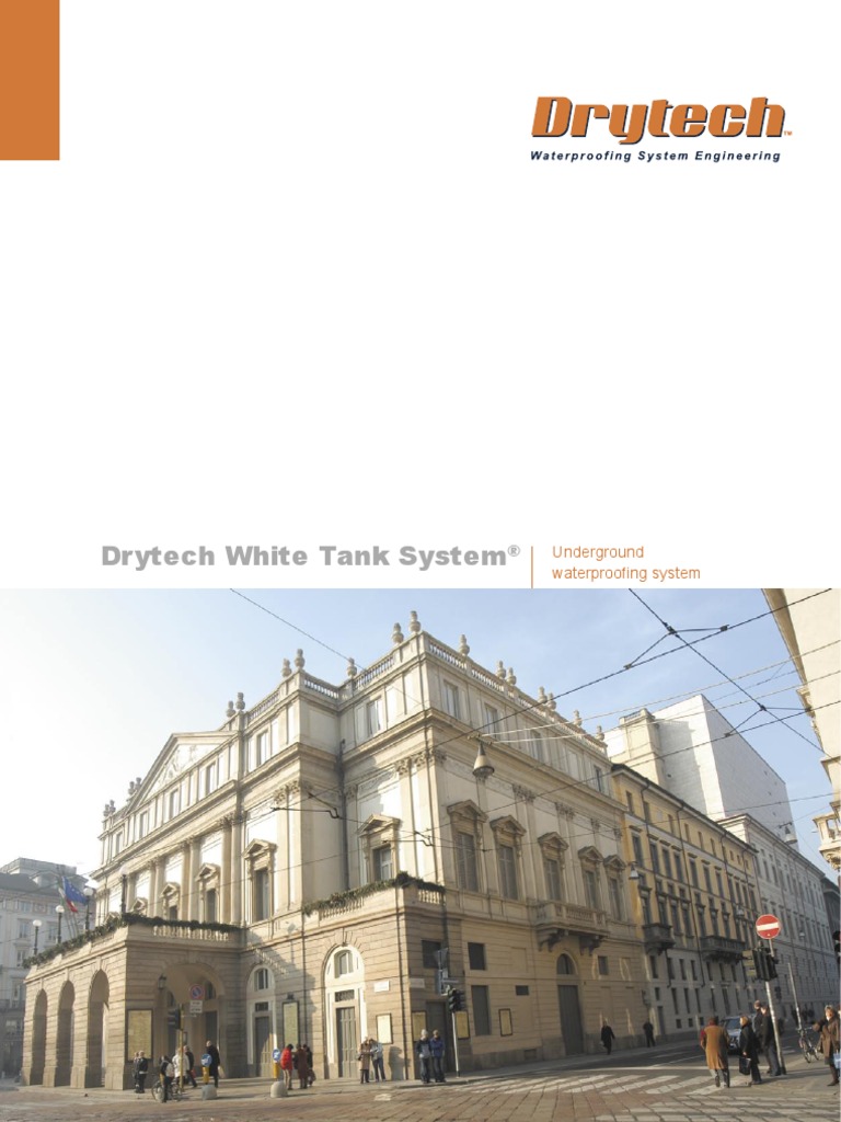 Drytech White Tank System: Underground Waterproofing System | PDF ...