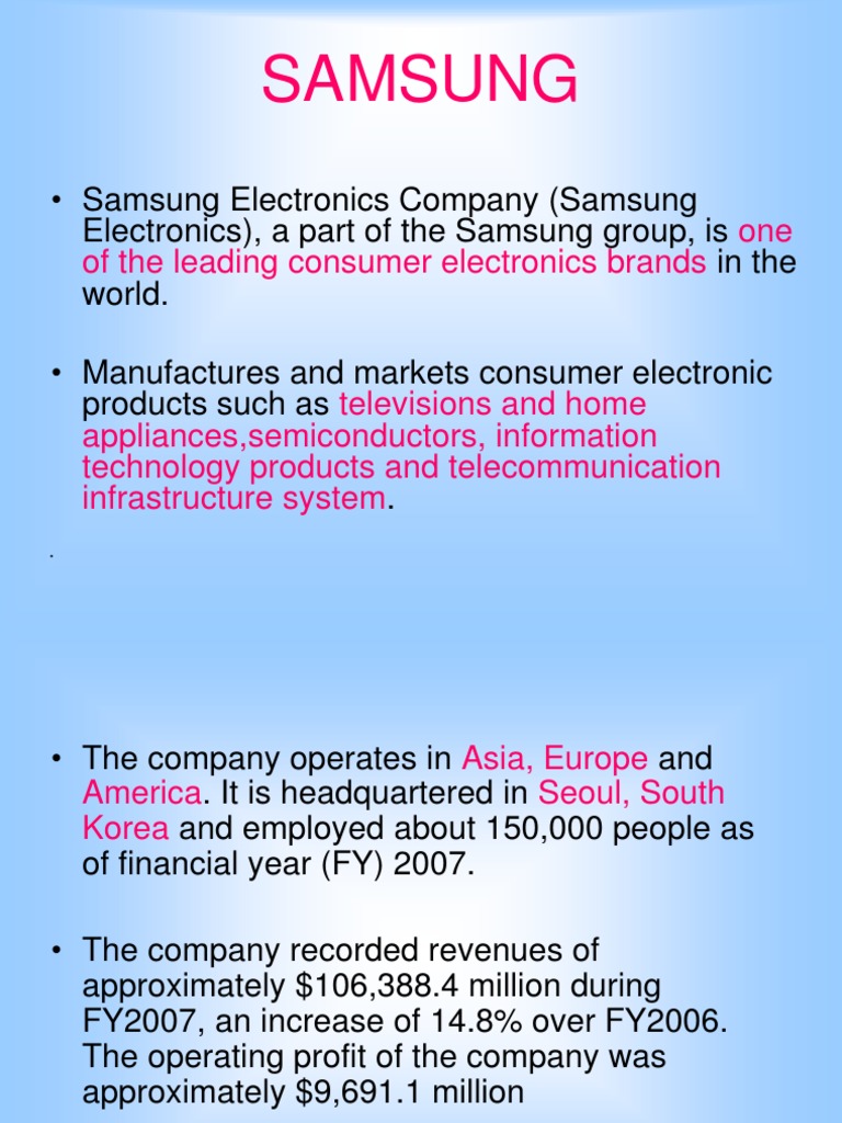 1 Samsung | PDF | Samsung | Samsung Electronics