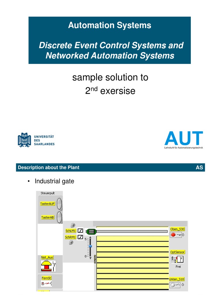 Sample Solution Exercise PLC Programmingplc | PDF | Algorithms | Automation