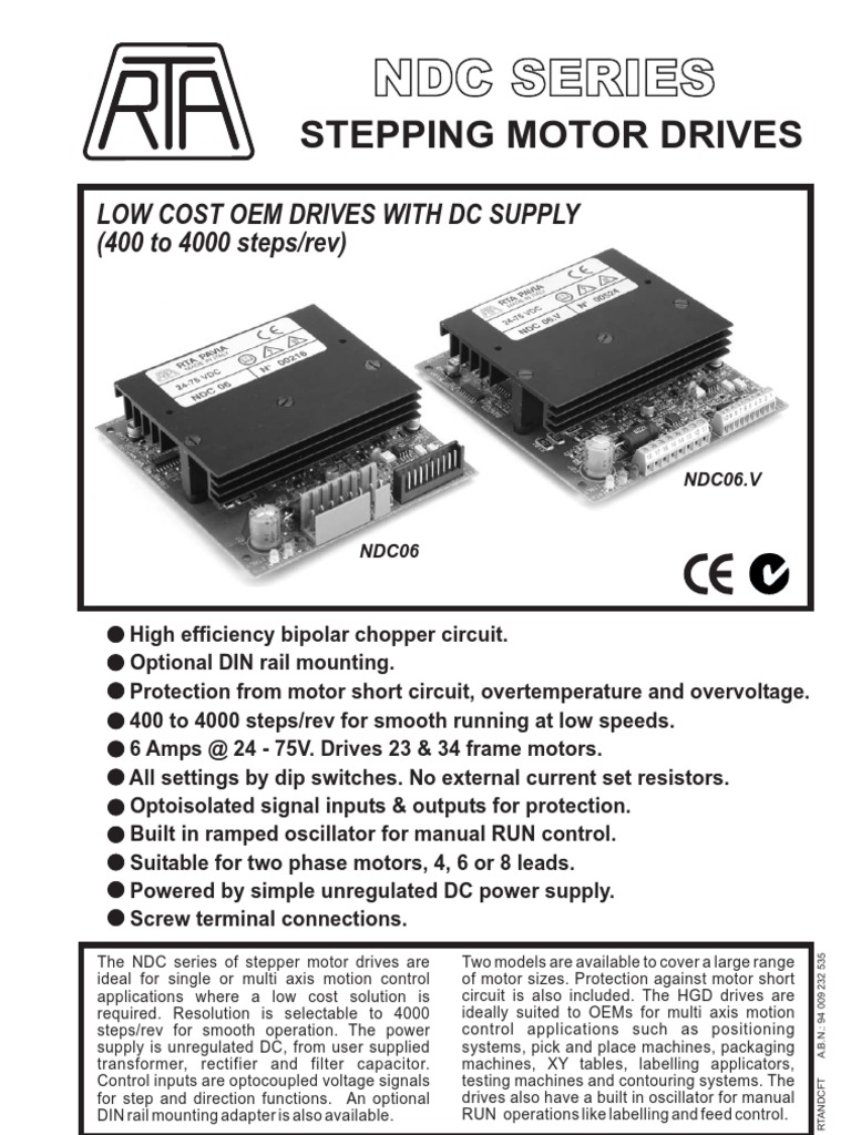 NDC Sheet | PDF | Electric Motor | Power Supply