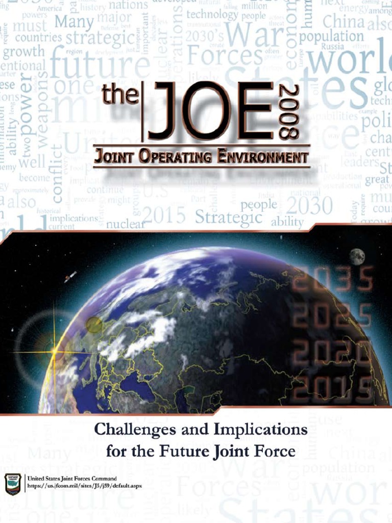 Joint Operating Environment 2008 | PDF