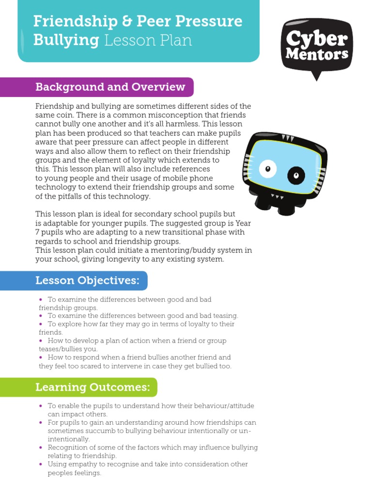 Friendship Peer Pressure | PDF | Friendship | Conformity