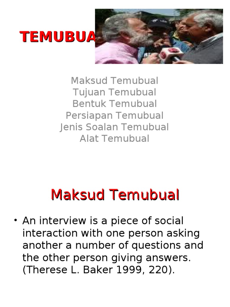 Kaedah 4 - Temubual | PDF