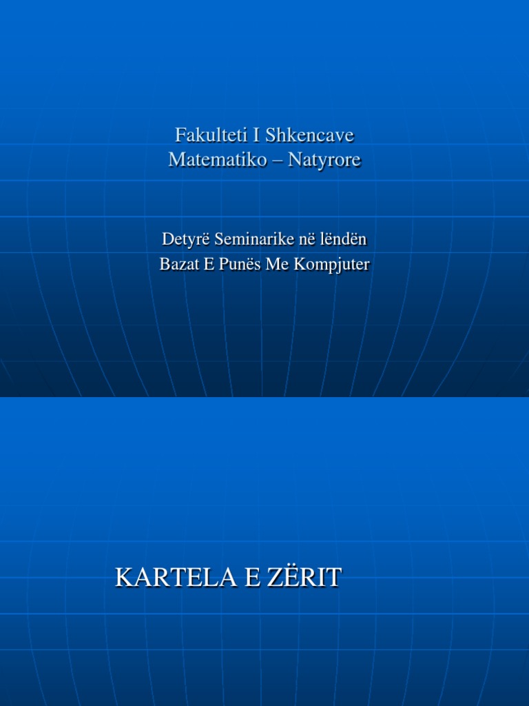 Kartela e Zerit | PDF