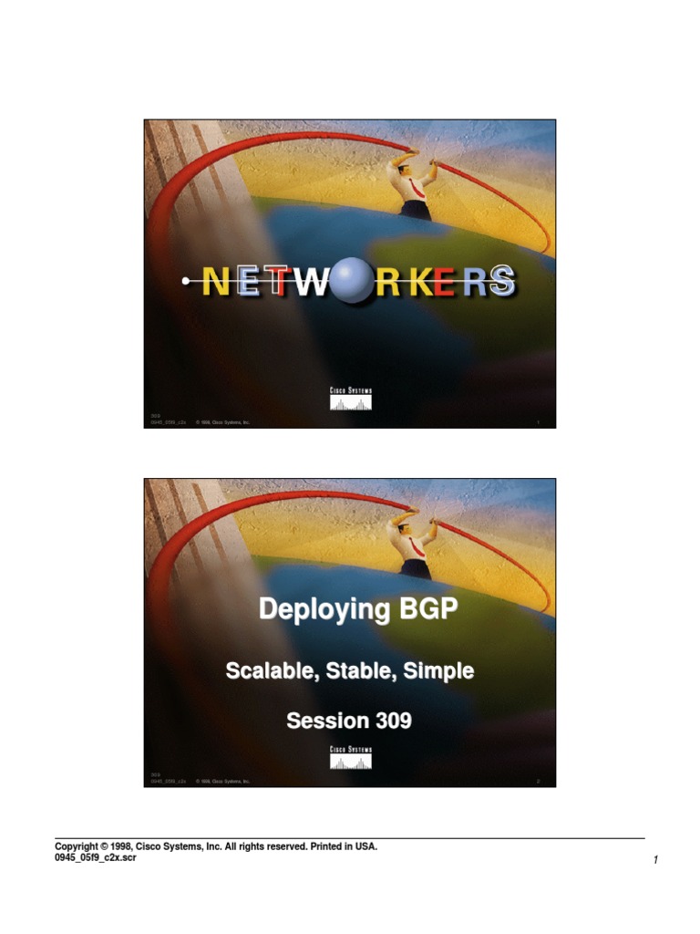 Deploying BGP | PDF | Router (Computing) | Network Architecture