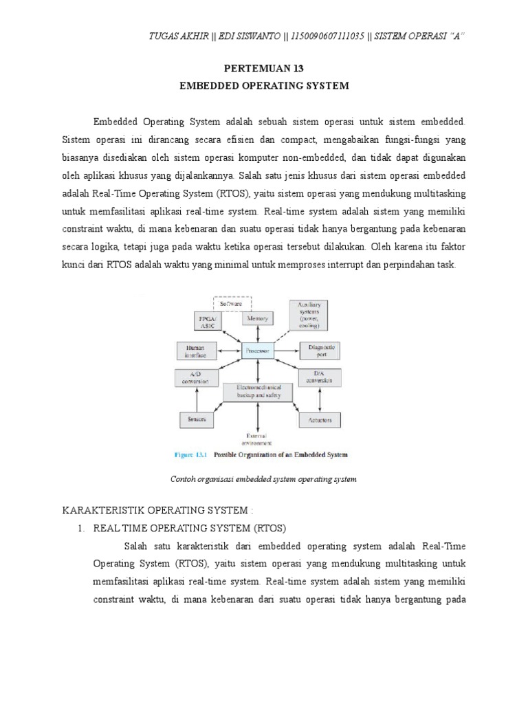 Embedded Operating System | PDF Embedded Operating System | PDF